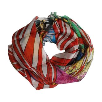 Dolce & Gabbana Bedruckter Seidenschal Twill - - Accessories - Damen - Mehrfarbig - ONE SIZE