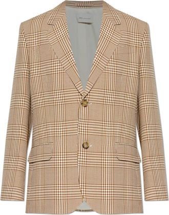Ami Homme, Vestes, Brun, Taille: M Plaid Blazer