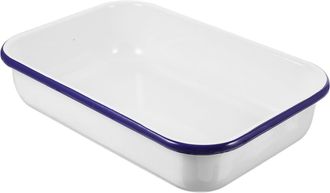 Milisten Antihaft Backblech aus Emailliertem Material Verschlei&szlig;festes Backform Satz f&uuml;r Brot und Lebensmittel Praktische Aufbewahrungspfanne f&uuml;r Ofen