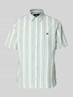 Lerros Slim Fit Freizeithemd mit Logo-Stitching