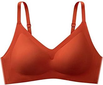 Generic Soutien Gorge Po Soutien Gorge esif Soutien-Gorge Sexy sans Monture en Acier sans pour Femmes, Petite Poitrine froncée et pliée, Anti-affaissement Sou