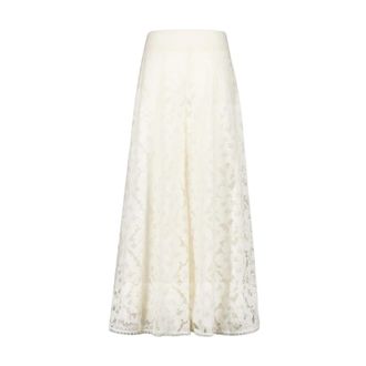 Zimmermann Creme Spitze Culottes - - Trousers - Damen - Beige - S