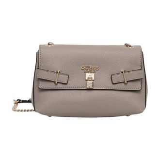Guess Sac bandouli&egrave;re Yesba - Femme - Sacs - Beige - Taille: ONE Size