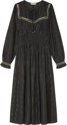 Springfield Robe, Noir, 34 Femme