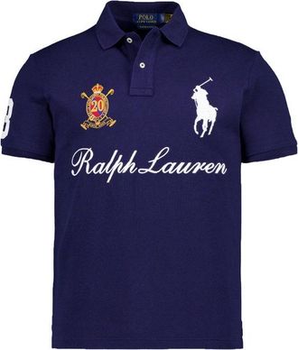 Polo Ralph Lauren Herren Polo-Shirt blau Slim Fit