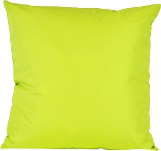 JACK 40x40cm Outdoor Lounge Kissen Dekokissen inkl. XXL-Füllung Wasserabweisend Sitzkissen Garten Stuhl Lotus Effekt, Farbe:Limette