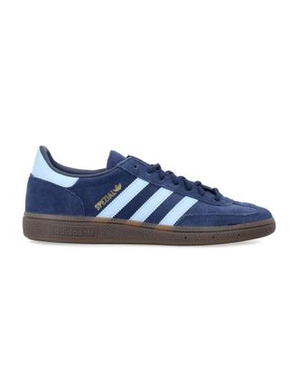 adidas Low-Top Sneaker - Suede Handball Spezial Sneakers With Gum Rubber Ou - Gr. 10_5 - in Blau - f&uuml;r Damen