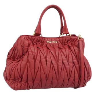 Miu Miu Pre-owned Hand Bag - - Pre-owned - Damen - Rot - ONE SIZE