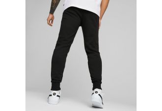 Puma Jogginghose ESS LOGO PANTS TR CL f&uuml;r vielseitige Aktivit&auml;ten, aus French Terry, mit Eingrifftaschen