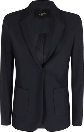 Seventy Femme, Vestes, Bleu, Taille: 36 FR Blazer Jacket
