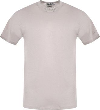 MC2 Saint Barth Homme, Tops, Violet, Taille: XL Ecstasea N Linen Tshirt