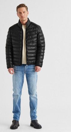 Milestone Lederjacke MSHendrik Herren Bikerjacke Jacke Leder normale Passform