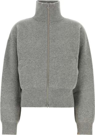 Extreme Cashmere No. 385 Xtra Cute Zip-up Cardigan - Femme - Pulls - Gris - Taille: ONE Size