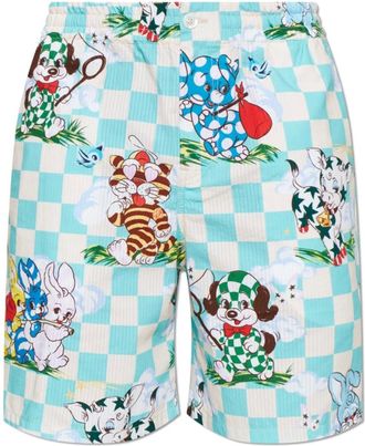 Kenzo Homme, Shorts, Multicolore, Taille: S Short Imprim&eacute;