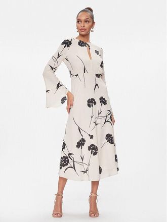 Twin-Set Coctailkleid 241TP2600 &Eacute;cru Regular Fit