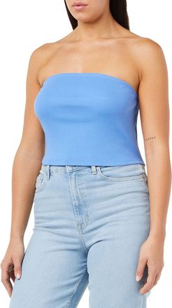 Only Womens ONLNESSA S/L Bandeau JRS Top, Ultramarine, M