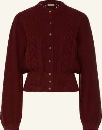 Gottseidank Gottseidank Strickjanker Lea Aus Merinowolle rot