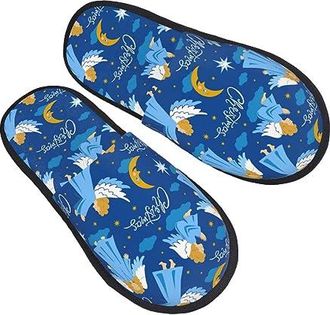 Generic Ange De No&euml;l Femme Homme Chaussons Confortable Slippers Antid&eacute;rapantes Chaussures De Maison Pour Ext&eacute;rieur Int&eacute;rieur Hiver M