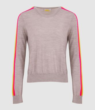 From Future Pull Col Rond Gris Chine