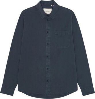 Les Deux Chemise Teinte en Teinture - Homme - Chemises - Bleu - Taille: XS