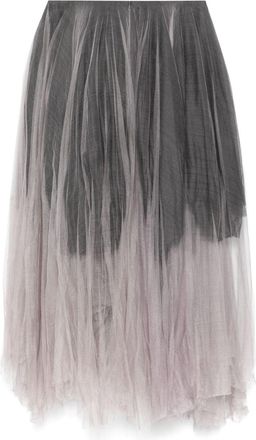Marc Le Bihan Maxirock aus Tüll - Grau