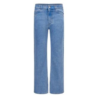 Marni Blaue Baumwolljeans mit Logo-Applikation - - Jeans - Herren - Blau - W31