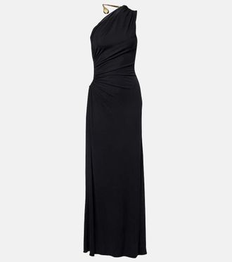 Bottega Veneta One-Shoulder-Robe aus Cr&ecirc;pe