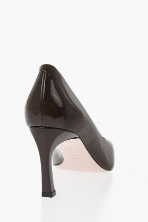 Roger Vivier Patent Leather Pumps TROMPETTE with Front Detail 6cm Roger Vivier