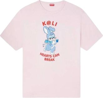 Kenzo Homme, Tops, Rose, Taille: M T-shirt Cartoon