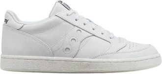 Saucony Jazz Spielplatz Turnschuhe f&uuml;r Herren, Leder (Wei&szlig;)