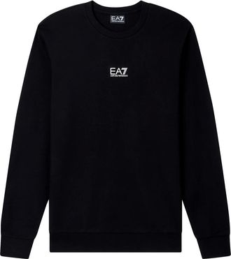 Emporio Armani Emporio Armani Ea7, Homme, Pulls, Noir, Taille: M Core Identity Crewneck SweaT-shirt