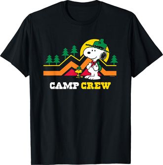 Peanuts Snoopy und Woodstock Beagle Scouts Camp Crew T-Shirt