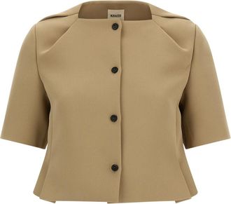 Khaite Femme, Blouses et Chemises, Beige, Taille: 36 FR Franc Jacket
