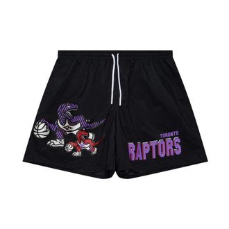 Mitchell & Ness Homme, Maillots de bain, Noir, Taille: XL V&ecirc;tements de plage