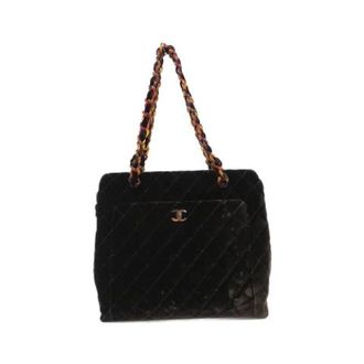 Chanel Sac bandouli&egrave;re en velours Pre-owned - Femme - Pre-owned - Noir - Taille: ONE Size