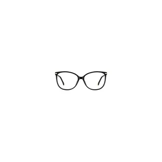 Carolina Herrera CA-1065549 Black Acetate Butterfly Eyeglasses - Black