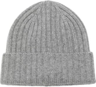 MC2 Saint Barth chapeau Wengen en cachemire à design nervuré - Gris