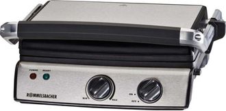 Rommelsbacher Kg 2020 Edelstahl Kontaktgrill - Rommelsbacher