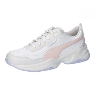 Puma Puma Women Cilia Mode Sneakers, Warm White-Silver Mist-Rosebay, 38.5 EU