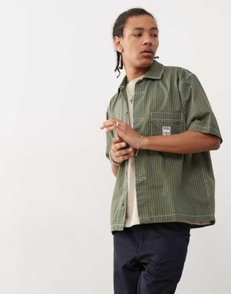 adidas Originals Wabash - Chemise à manches courtes - Kaki-Vert