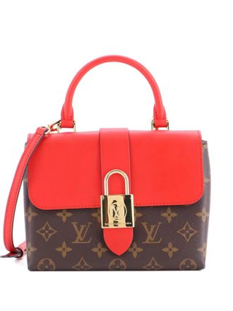 Louis Vuitton Locky Handbag Monogram Canvas with Leather BB satchel - Marron