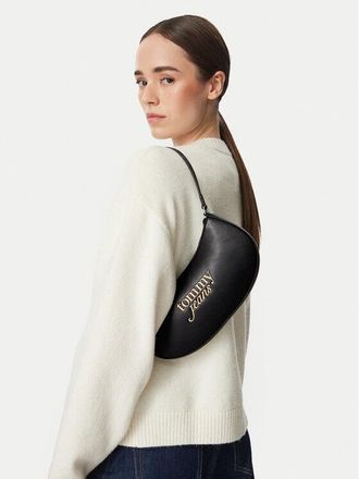 Tommy Jeans Handtasche Tjw Must Shoulder Bag AW0AW19047 Schwarz