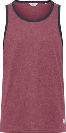 Solid Malino Herren Tank Top Mit Rundhalsausschnitt, Größe:XXL, Farbe:Wine Red Melange (8985)