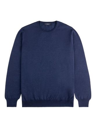 Fay Pullover mit Rundhalsausschnitt - Blau