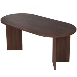 Hanah Home Table &agrave; manger en bois Sablin - 180 x 89 x 75 cm - Noyer