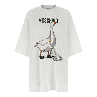 Moschino Damen, Kleider, Wei&szlig;, XSGr&ouml;&szlig;e