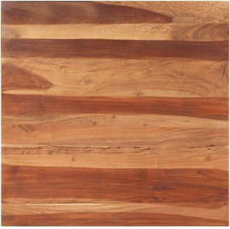 vidaXL Dessus de table Bois solide 15-16 mm 80x80 cm