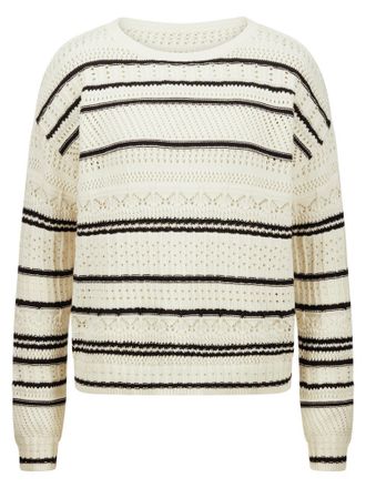 Peter Hahn Pullover U-Boot-Ausschnitt Peter Hahn weiss