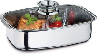 Küchenprofi Küchenprofi 2386102836 Cook Aromabräter, Edelstahl, Silber/Schwarz