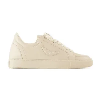 Zadig&Voltaire Womens Fly On Sneaker White Calfskin